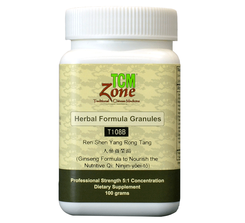 T108B | Ren Shen Yang Rong Tang, Ginseng Formula to Nourish the ...
