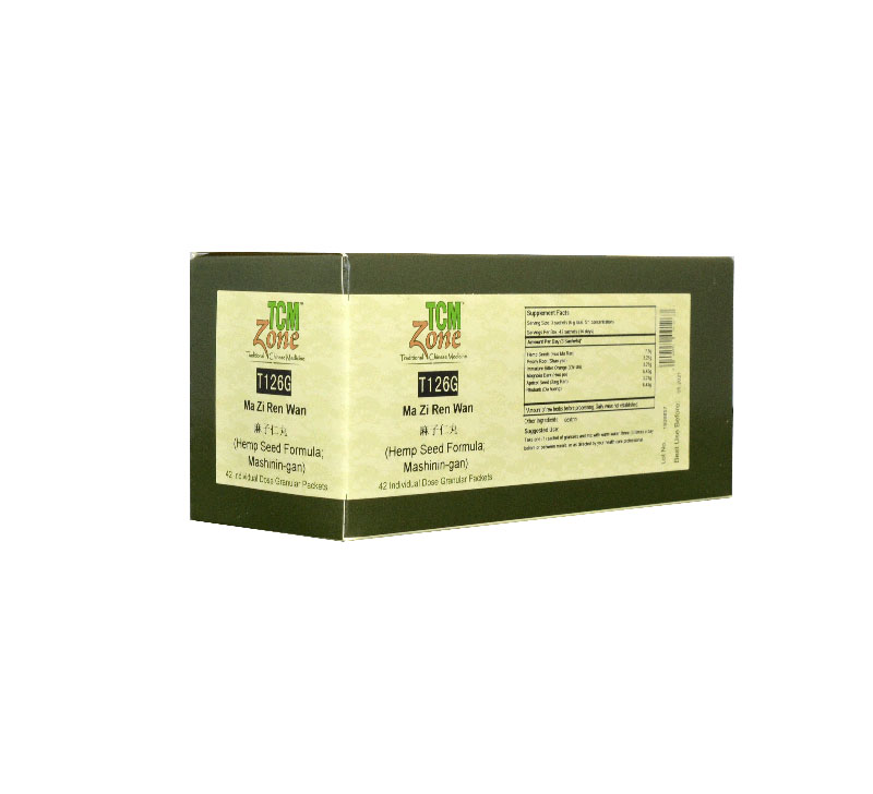 T126G | Hemp Seed Formula, Ma Zi Ren Wan (Granules, Packets) | Herbal TCM
